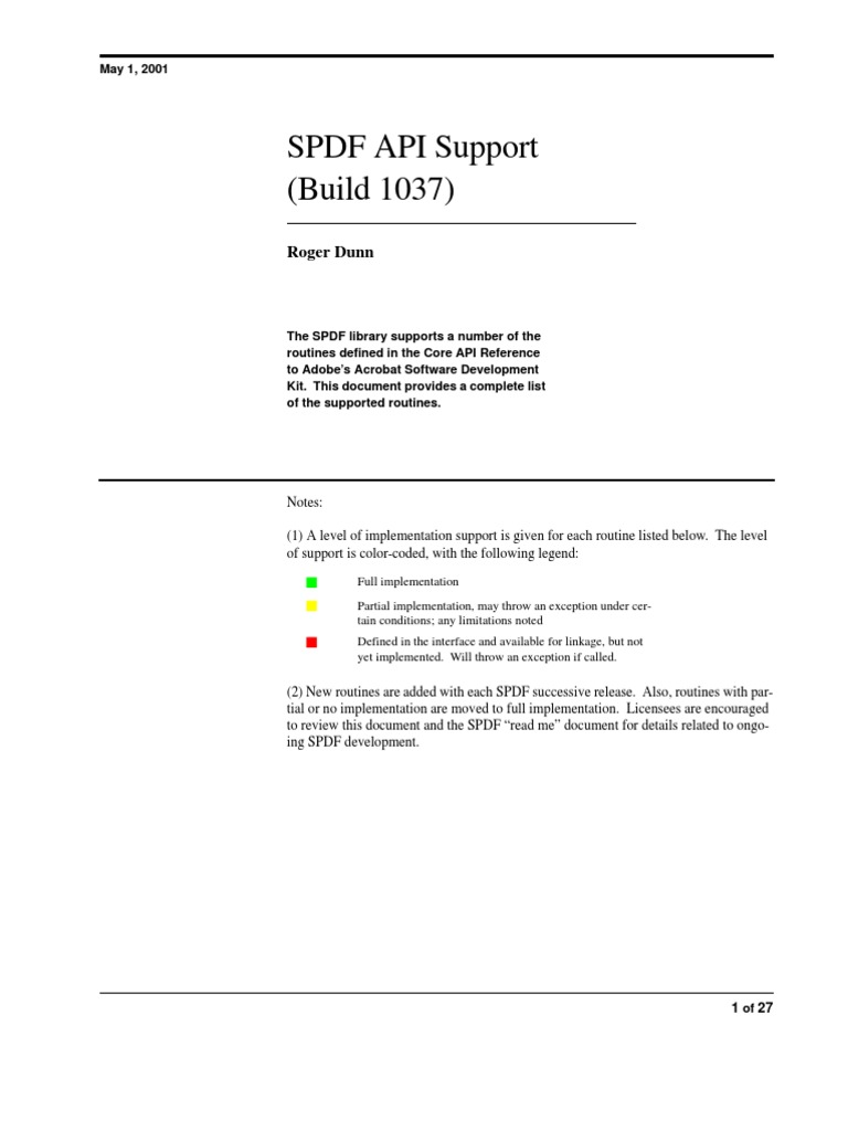 Spdf Routines Pdf Application Programming Interface Subroutine