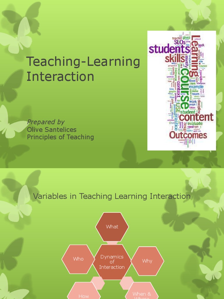 Teaching Learning Interaction | Scientific Method | Teachers