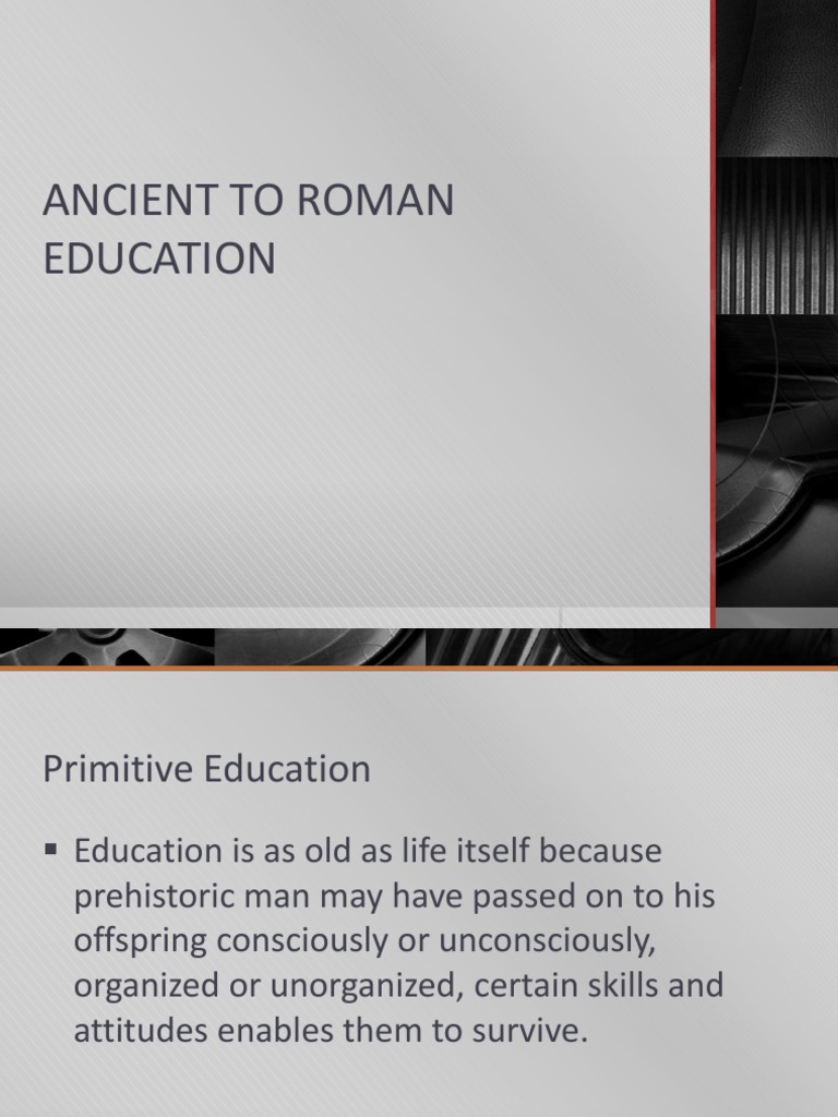 Ancient To Roman Education | PDF | Sparta | Rhetoric