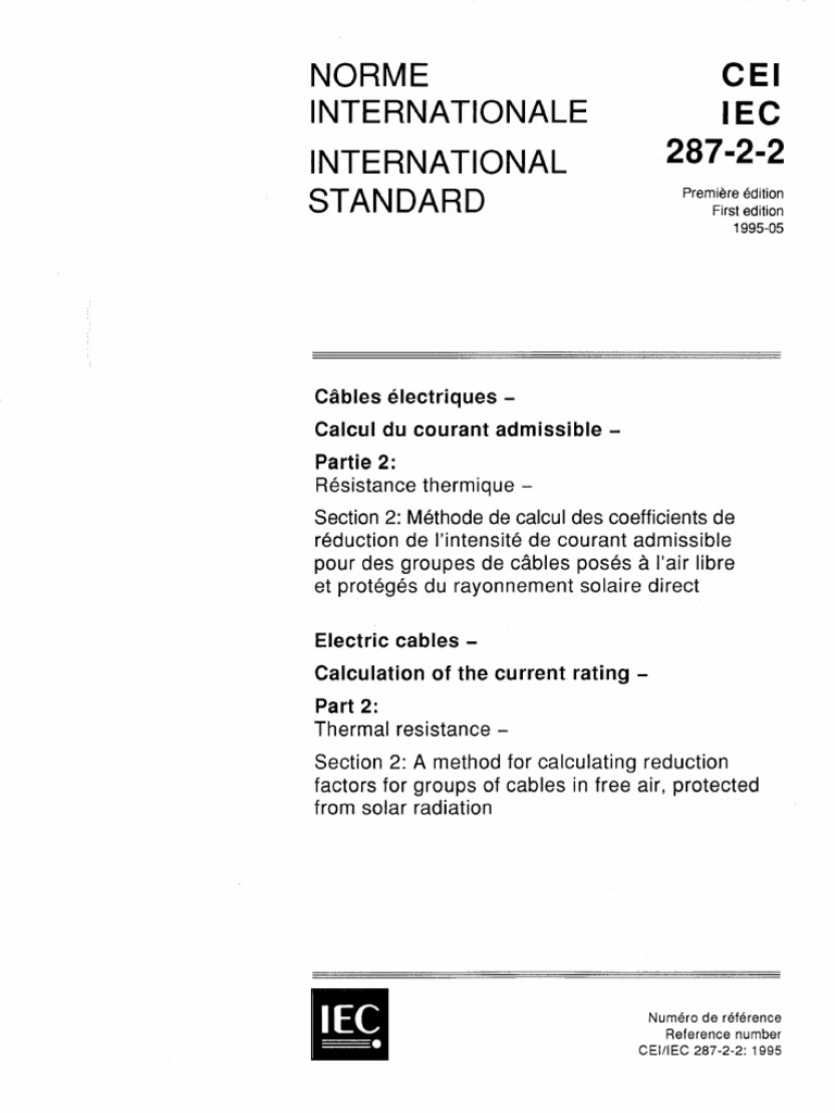 IEC 60287 2 2 noPW | PDF | International Electrotechnical Commission ...