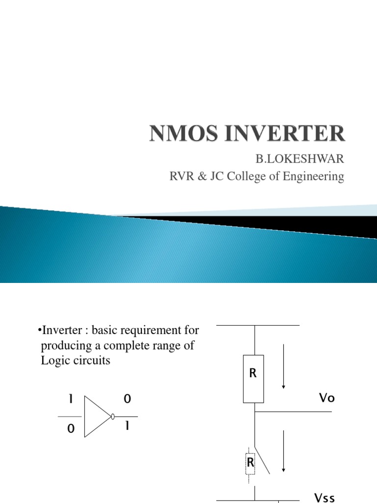 Nmos Inverter | PDF | Science & Mathematics | Technology & Engineering
