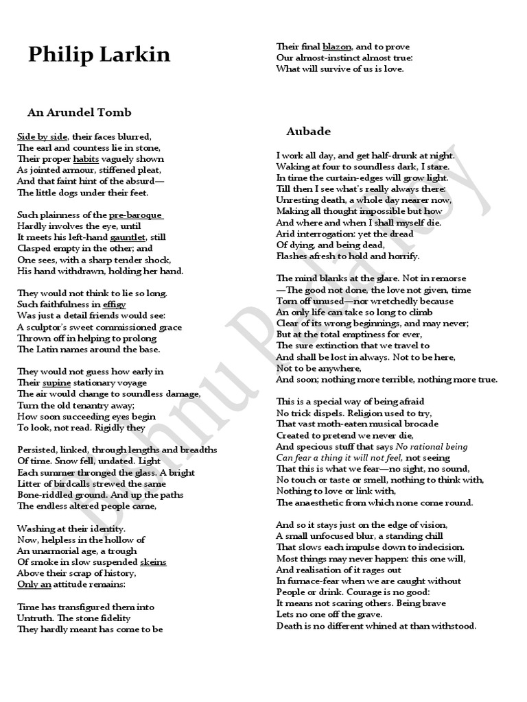 Selected Poems by Philip Larkin | Nature