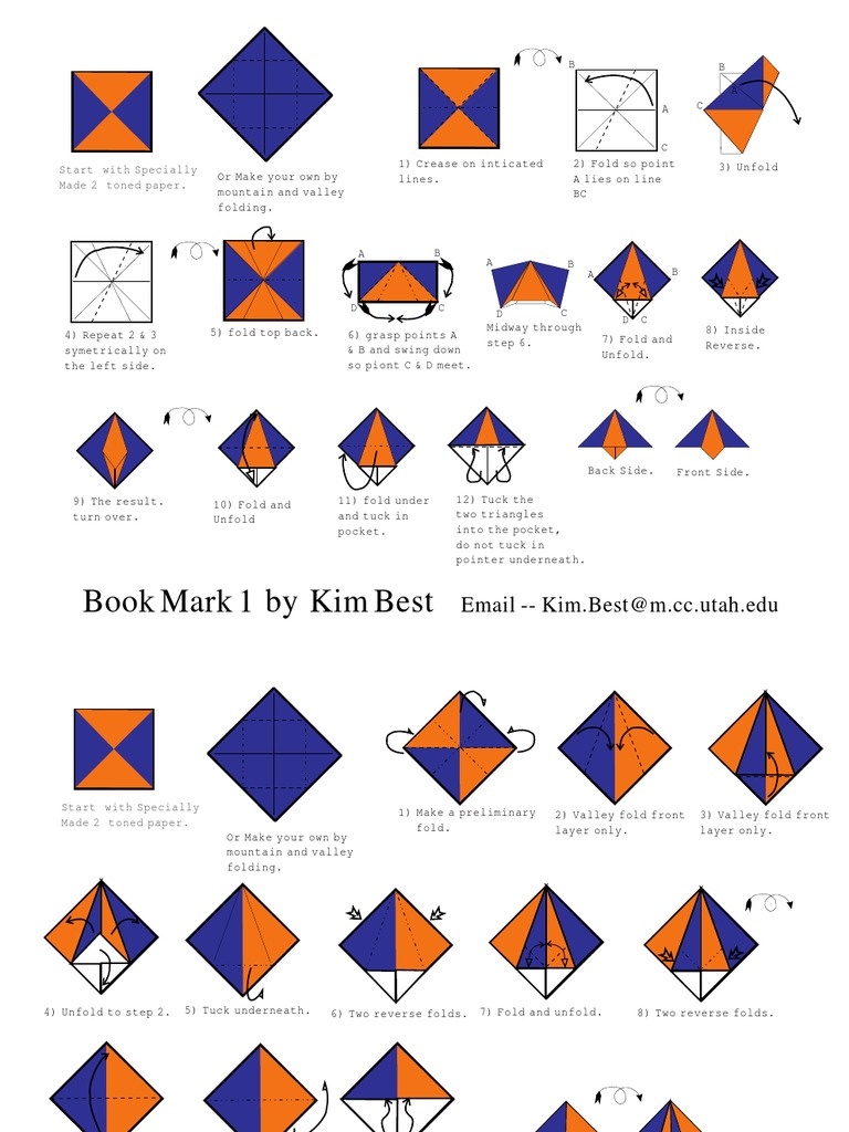 Origami Bookmark | PDF