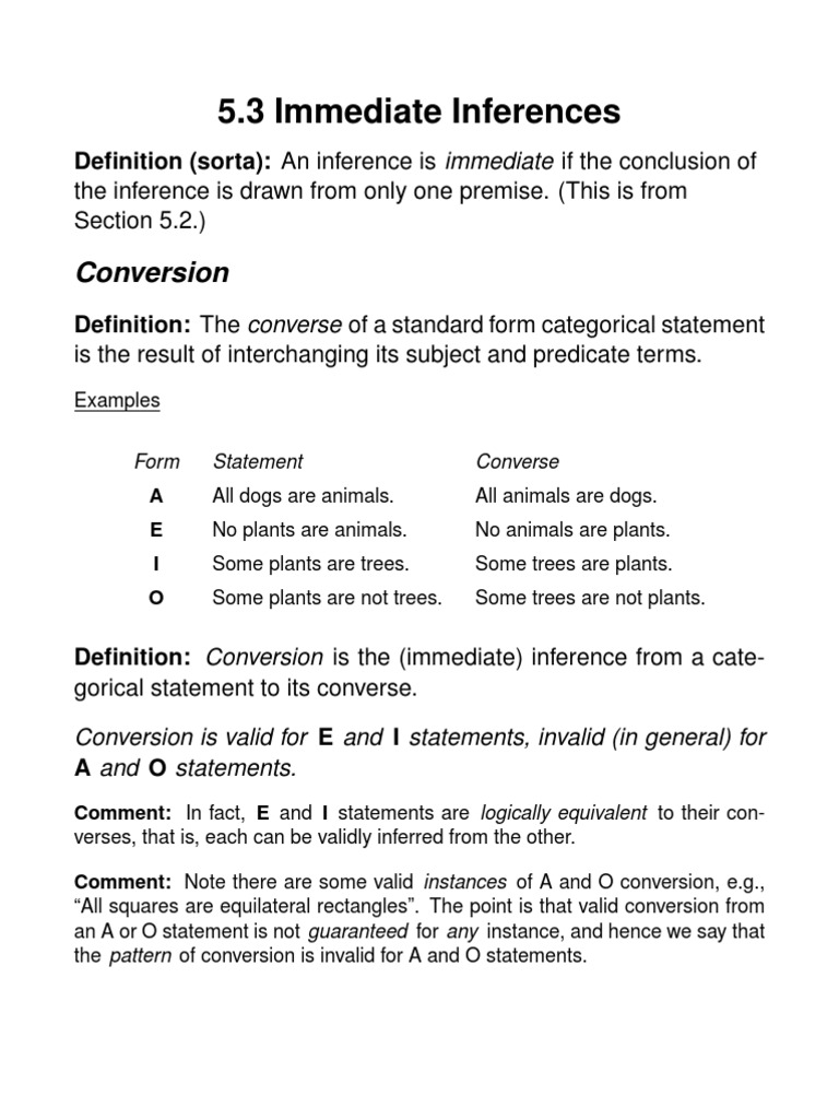 5.3 Logical Reasoning | PDF | Inference | Logical Consequence