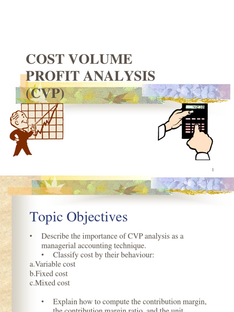 CVP Analysis | PDF | Management Accounting | Microeconomics