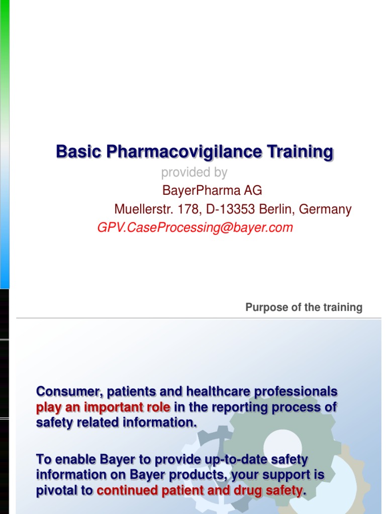 Basic Pharmacovigilance Training Slides | PDF | Pharmacovigilance ...