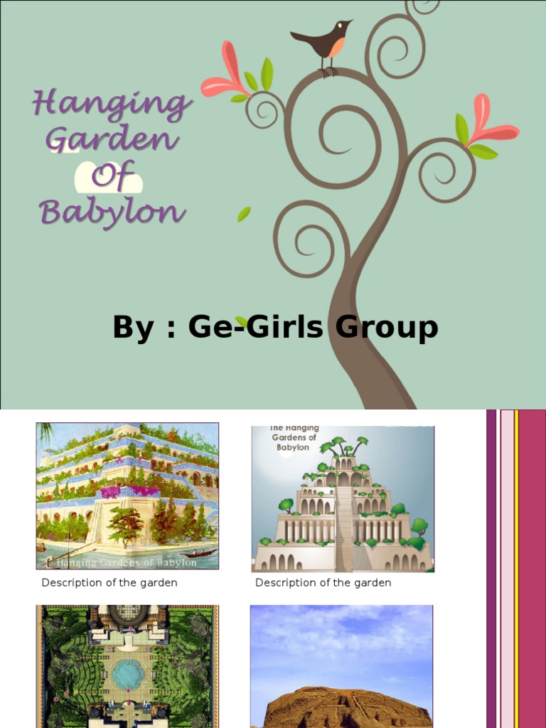 History of the Hanging Gardens | PDF | Babylon | Horticulture And Gardening