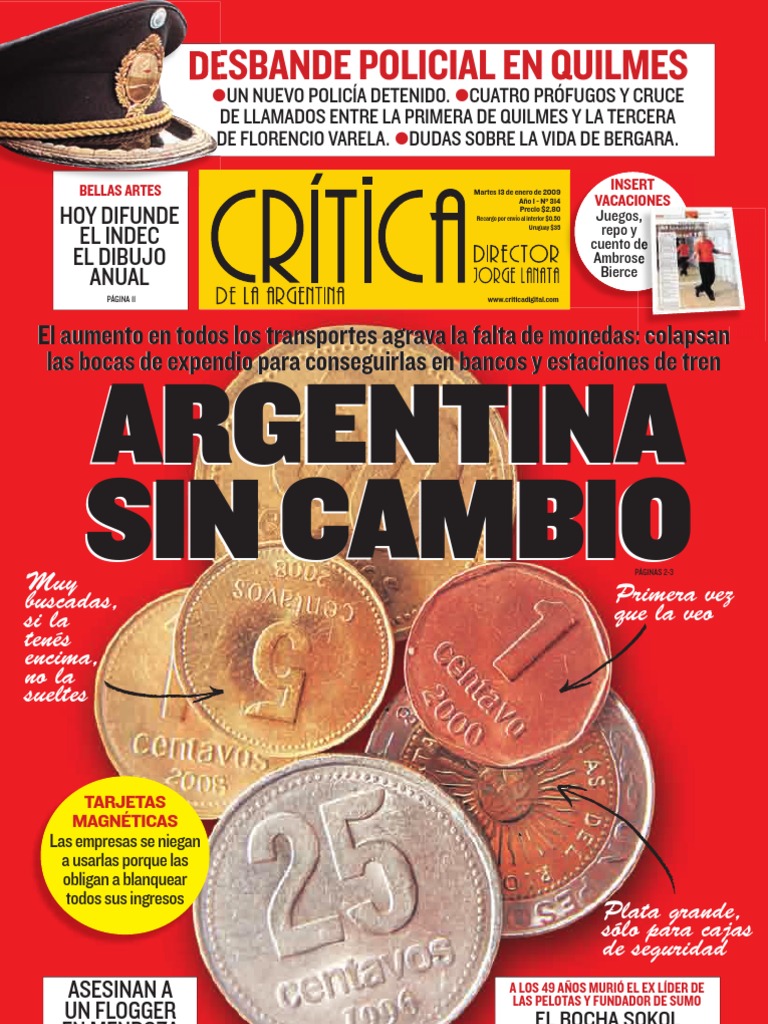 Diario Critica 2009-01-13 | PDF | Gobierno | Business