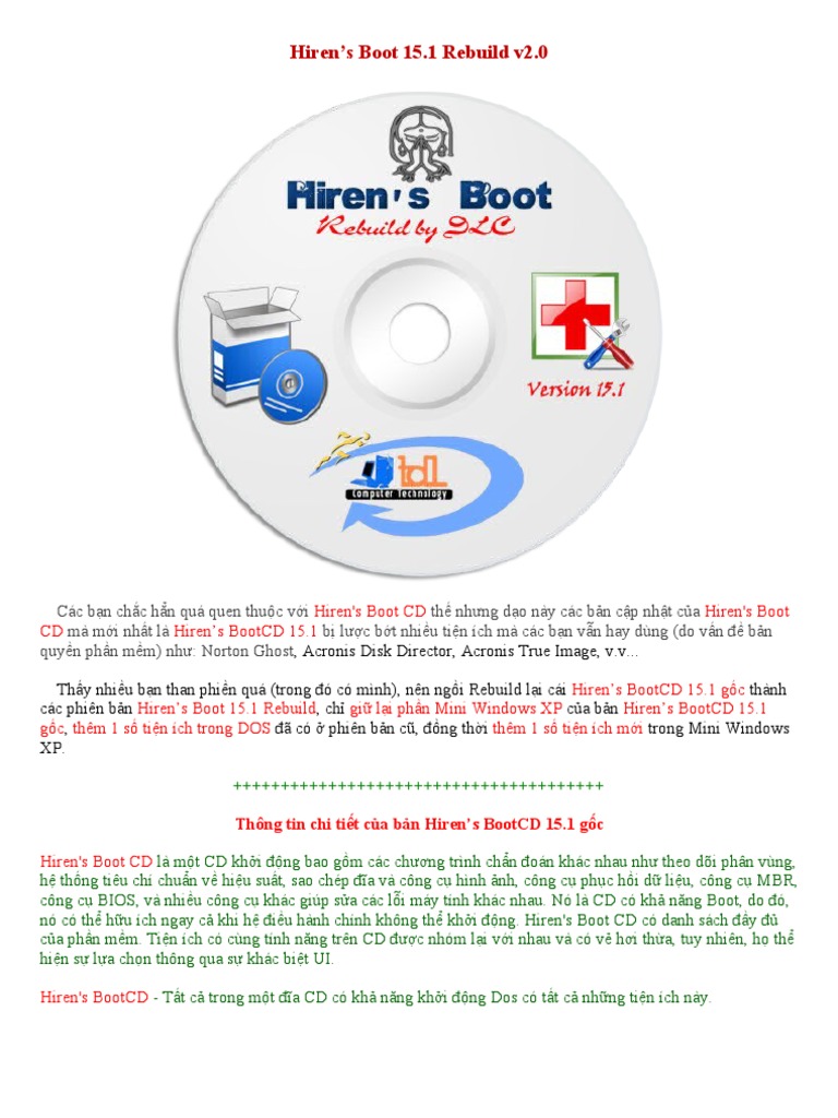 HBCD 15.1 Rebuild V2.0 | PDF
