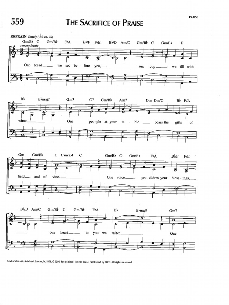 The Sacrifice of Praise | PDF