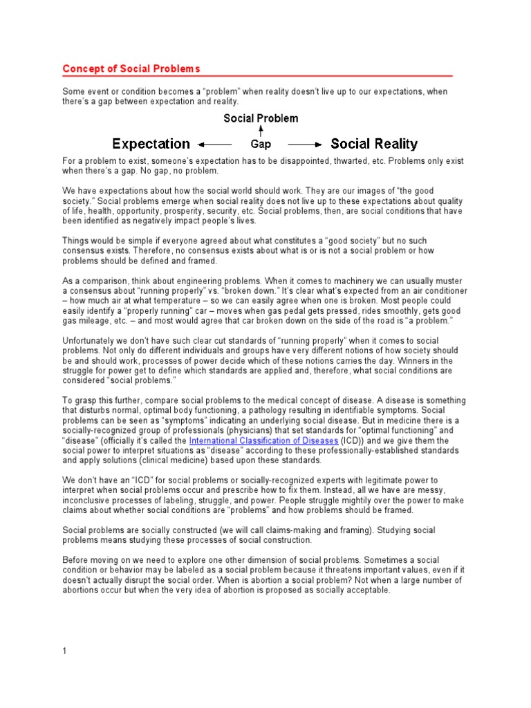 Understanding Social Problems | PDF | International Statistical ...