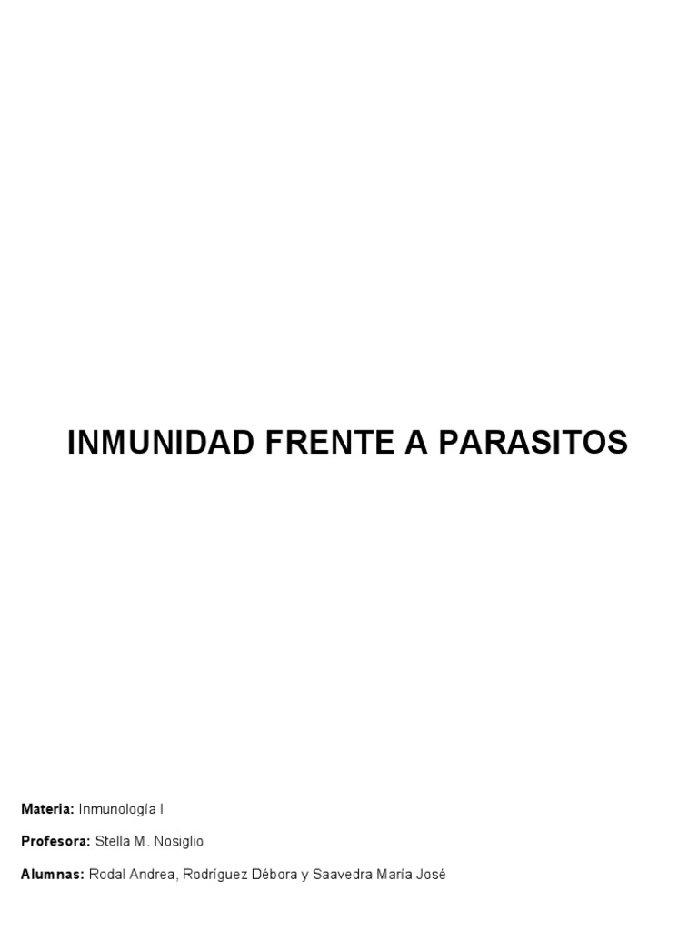 Inmunidad Frente A | PDF | Sistema inmune | Citocina