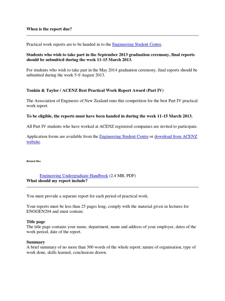 When Is The Report Due | PDF | Page Layout | Engineering