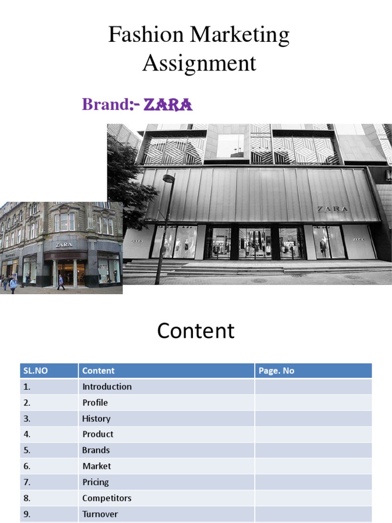 Zara: A Comprehensive Brand Overview | PDF | Brand | Fashion