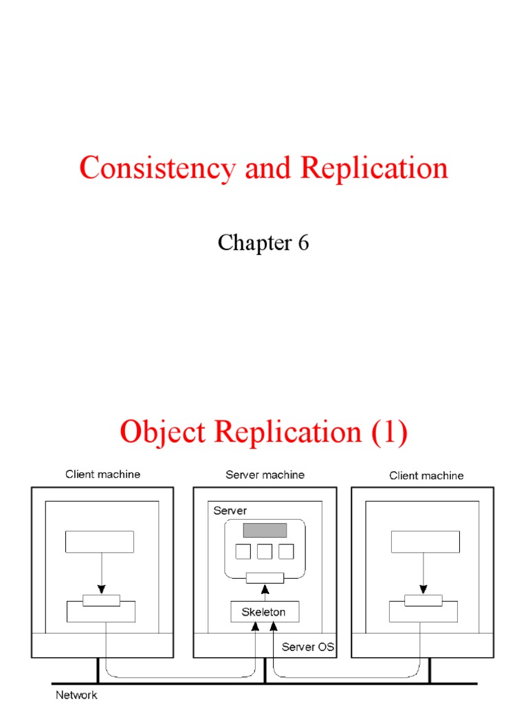 D.S Consistency and Replication | PDF | Replication (Computing) | Object (Computer Science)