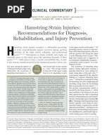 Aspetar Hamstring Protocol | PDF | Anatomical Terms Of Motion | Knee