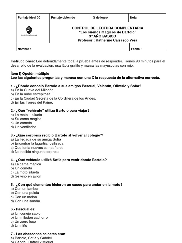 Los Sueños Magicos De Bartolo Pdf