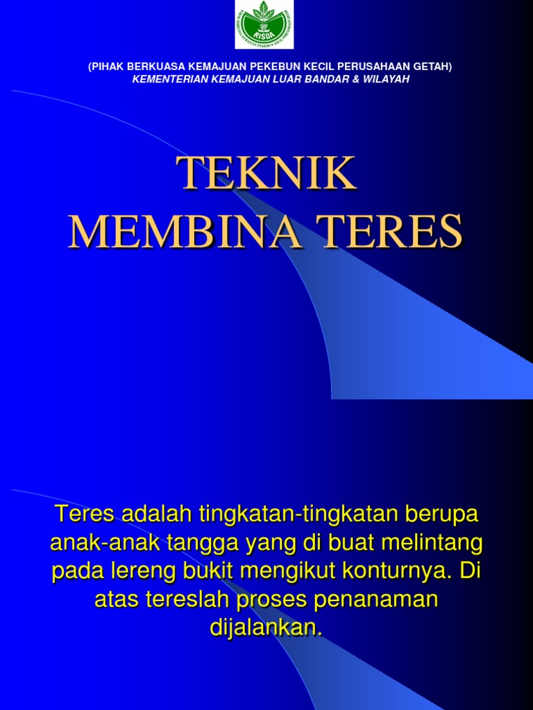 Teknik Membina Teres | PDF