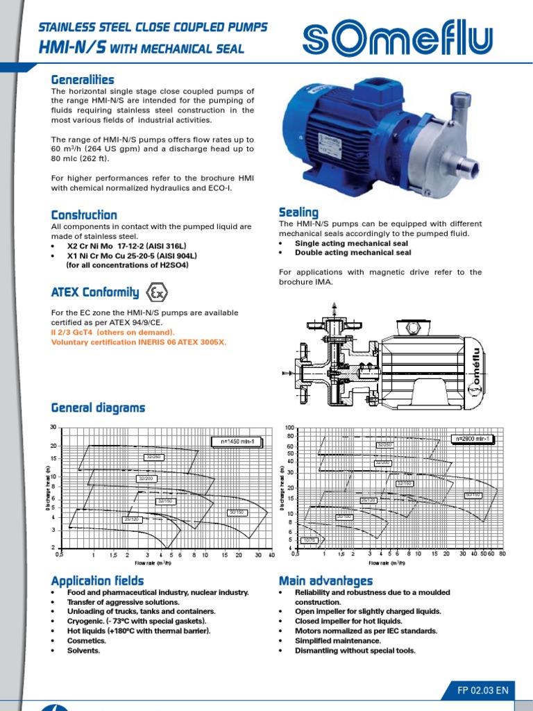 Someflu - Fp.hmi N S.en | PDF | Gas Technologies | Pump