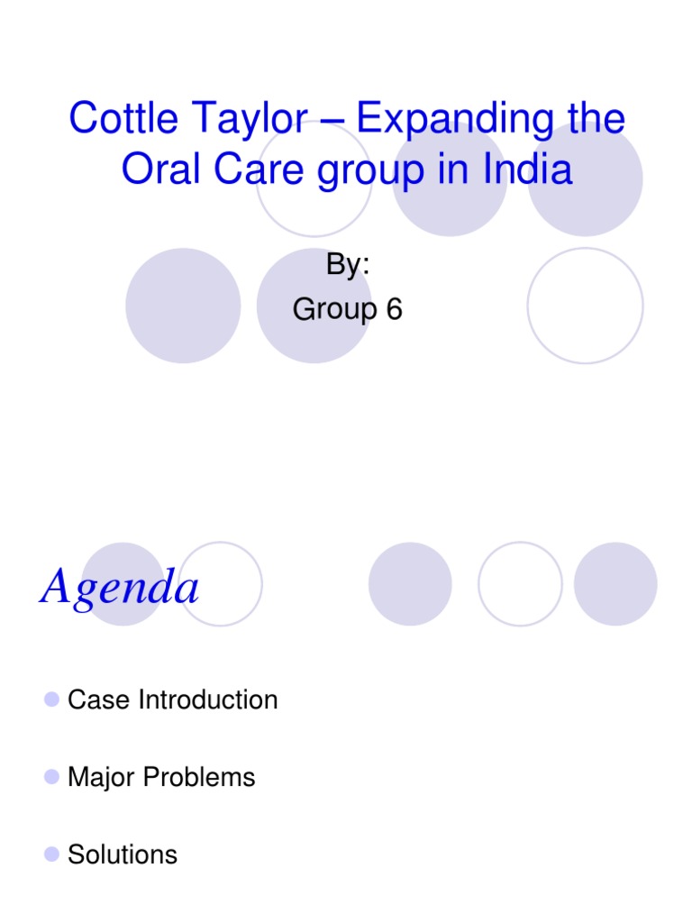 Cottle Taylor Presenation | PDF | Dentist | Oral Hygiene