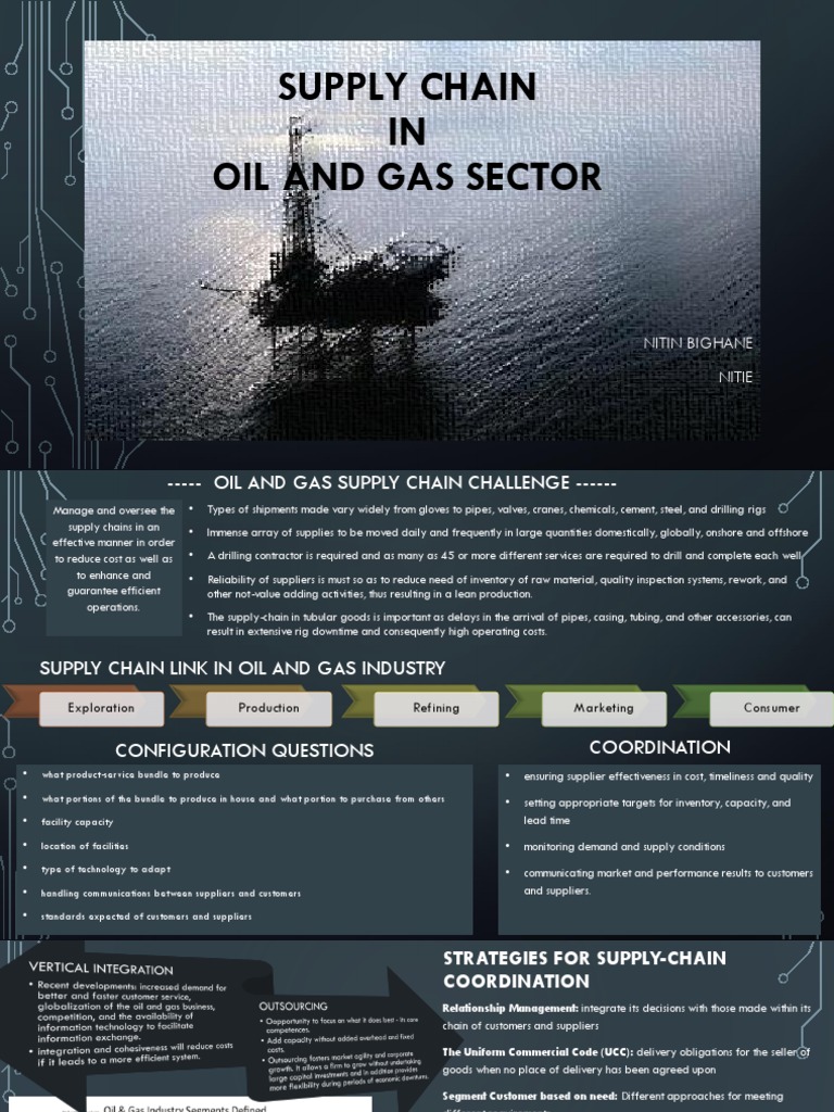Supply Chain of Oil and Gas | PDF | Supply Chain | Inventory