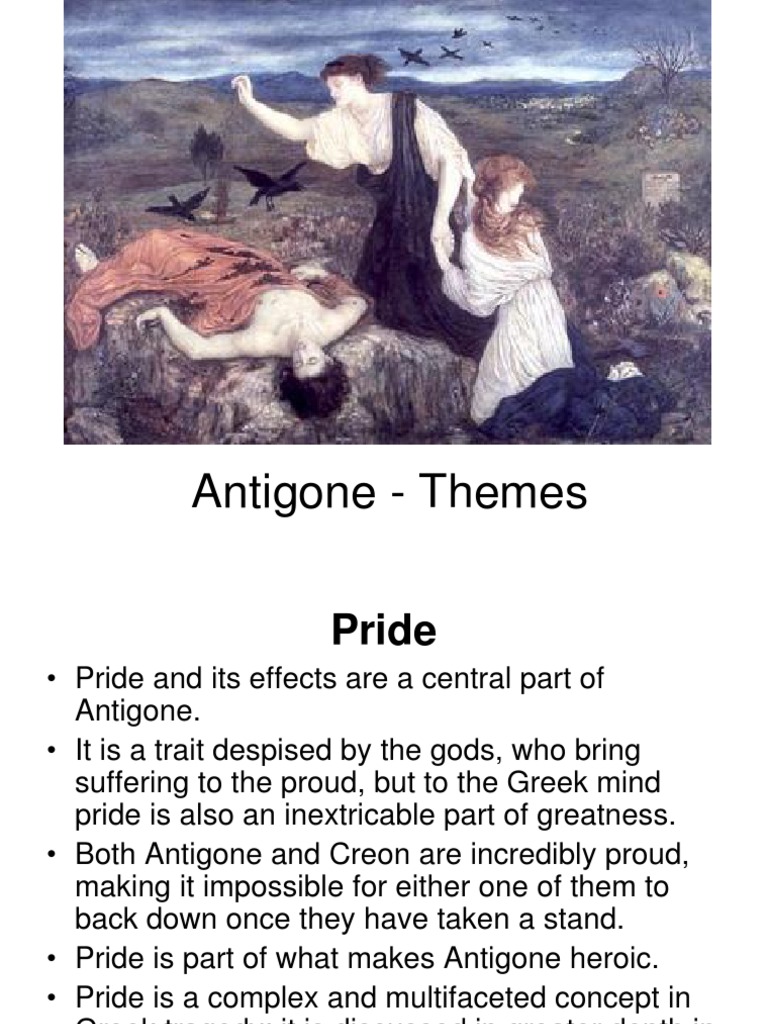 Antigone Themes - Pride, Individual vs State | PDF | Religion And ...