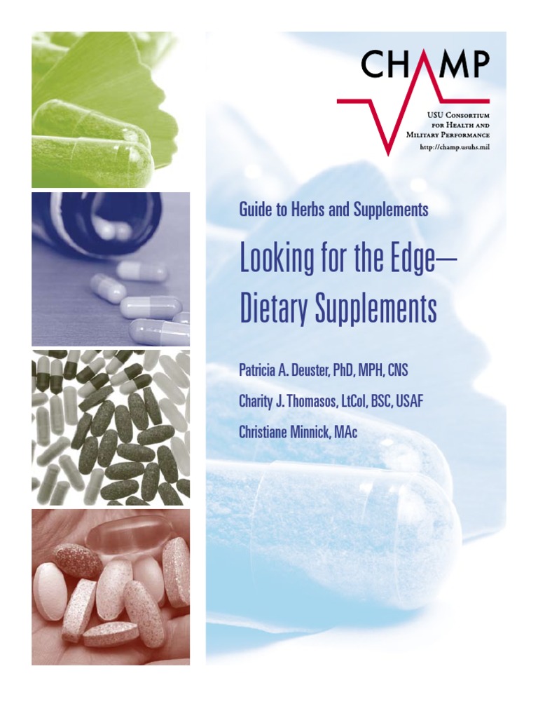 Dietary Supplements Guide | PDF | Dietary Supplements | Tyrosine