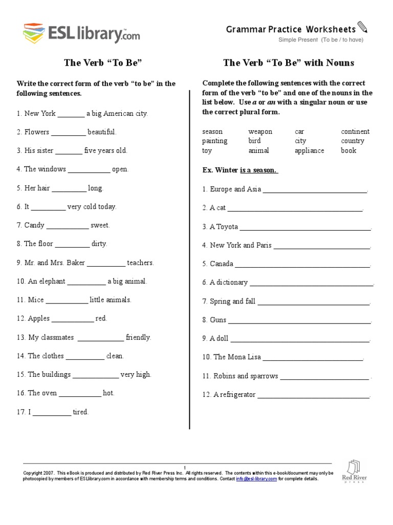 1.simple Present Be Have | PDF | English Grammar | E Books