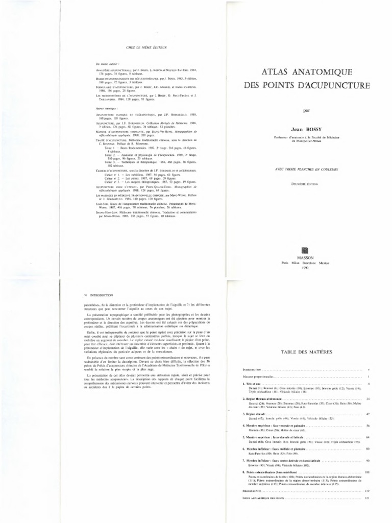 Atlas de Anatomie Puncte Acupunctura | PDF | Cou | Tête et cou chez l ...