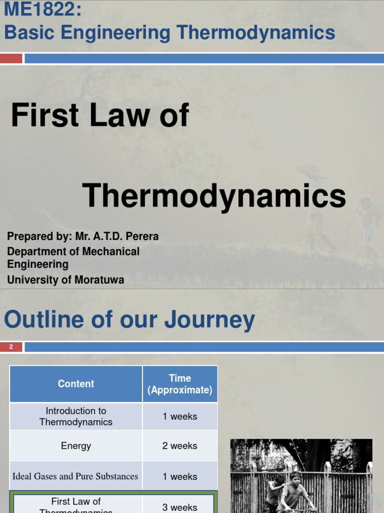 First Law of Thermodynamics Overview | PDF | Turbine | Enthalpy