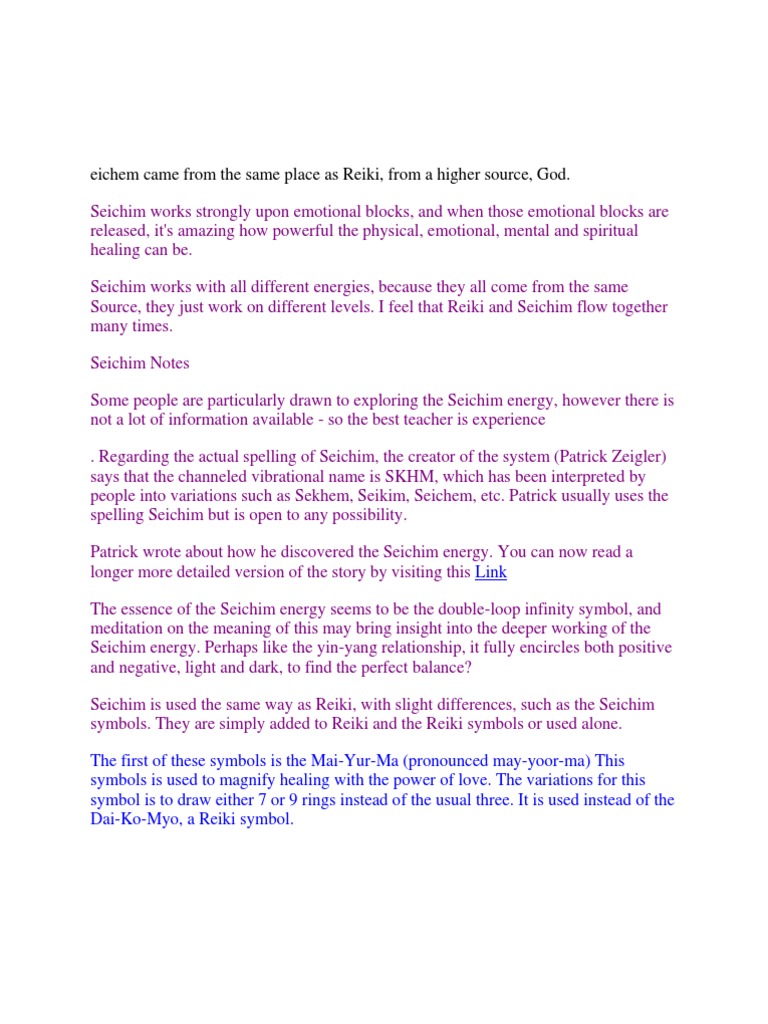 Another Symbol Is The Lightning Bolt | PDF | Reiki | Teaching Mathematics