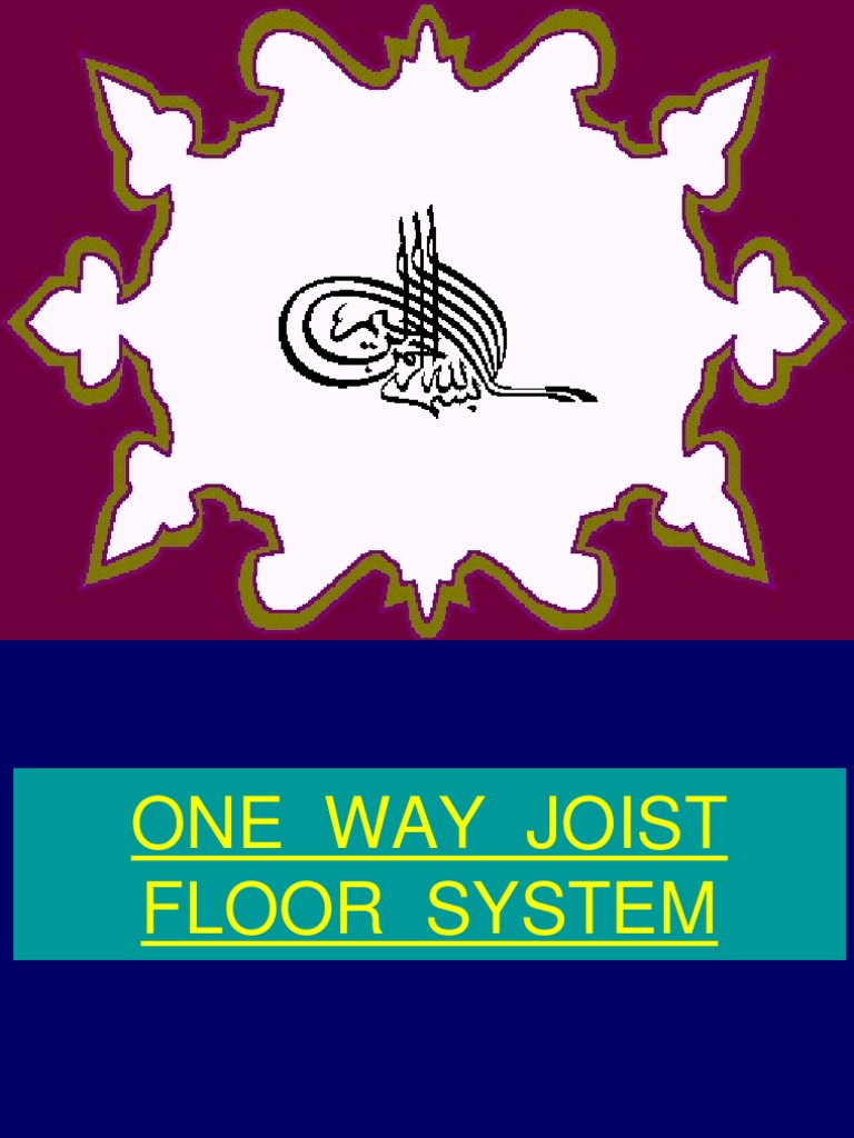 One Way Joist Floor System | PDF | Beam (Structure) | Bending
