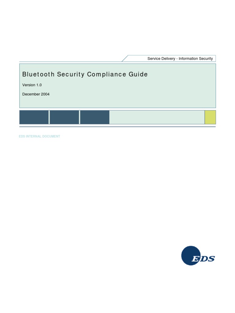 Bluetooth Security Compliance Guide | PDF | Bluetooth | Key (Cryptography)