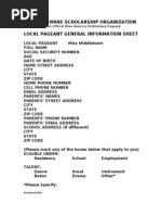 Sample Pageant Resume | PDF | Social Media | Popular Culture & Media ...