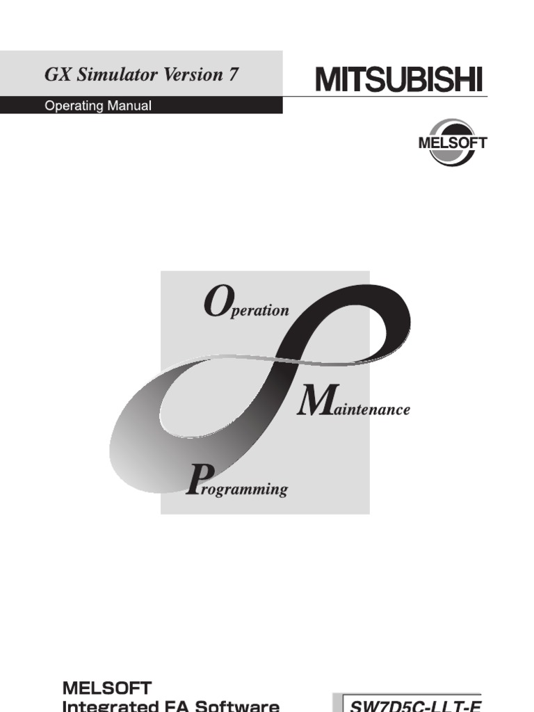 GX Simulator - Operating Manual - Sh080468engk | PDF | Input/Output | Programmable Logic Controller