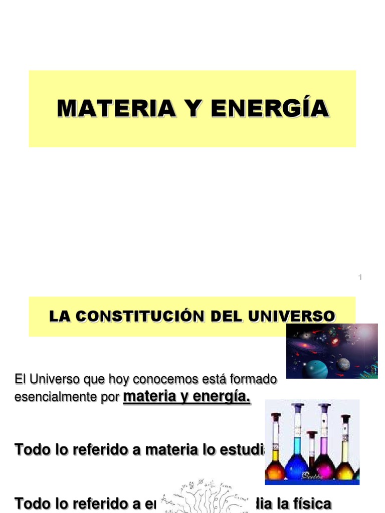 Materia y Energia | PDF | Líquidos | Gases