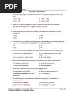 OSHA 30 Construction Final Test Answer Key | PDF | Occupational Safety ...