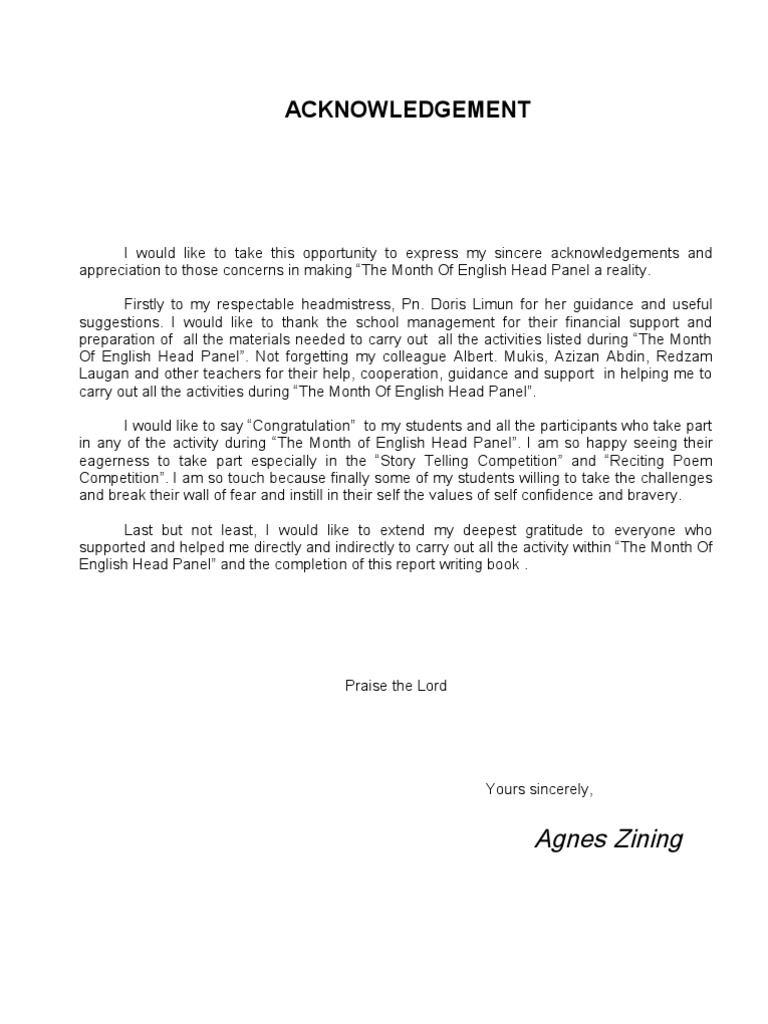 Contoh Paper Work Enl | PDF | Tutor | English Language