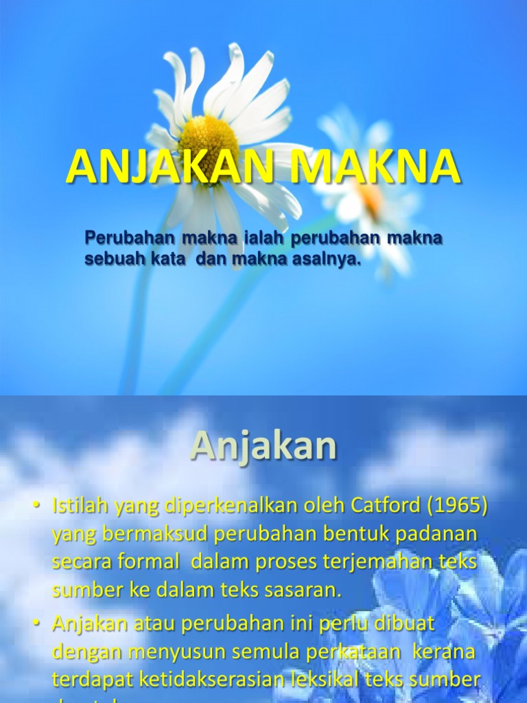 Anjakan Makna | PDF | Seni & Disiplin Bahasa