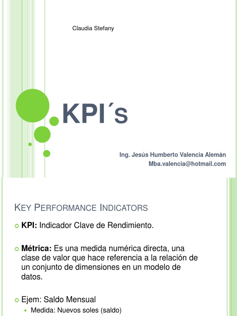04 OPI KPI - S | PDF | Indicador de rendimiento | Calidad (comercial)