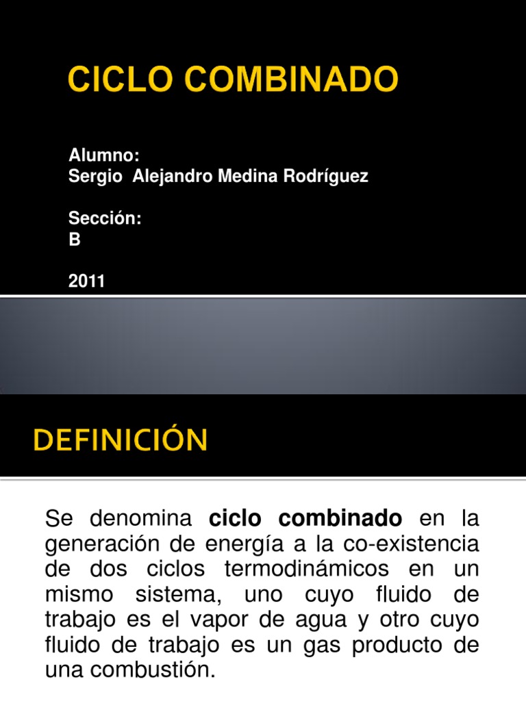 Ciclo Combinado | PDF