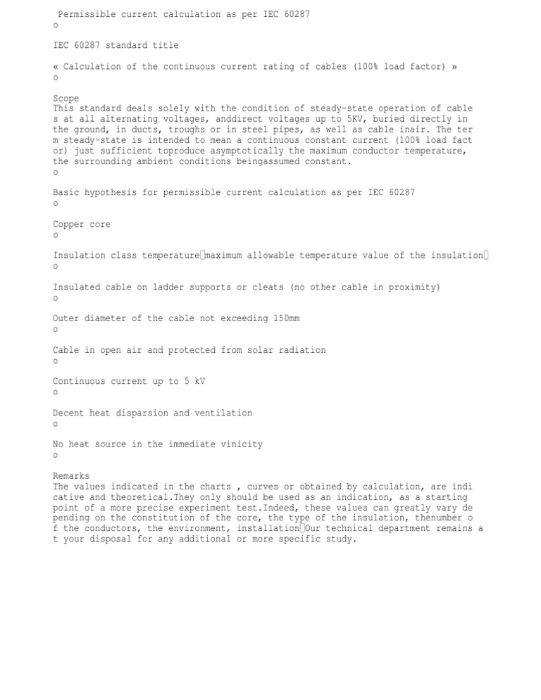 Iec 60287 | PDF