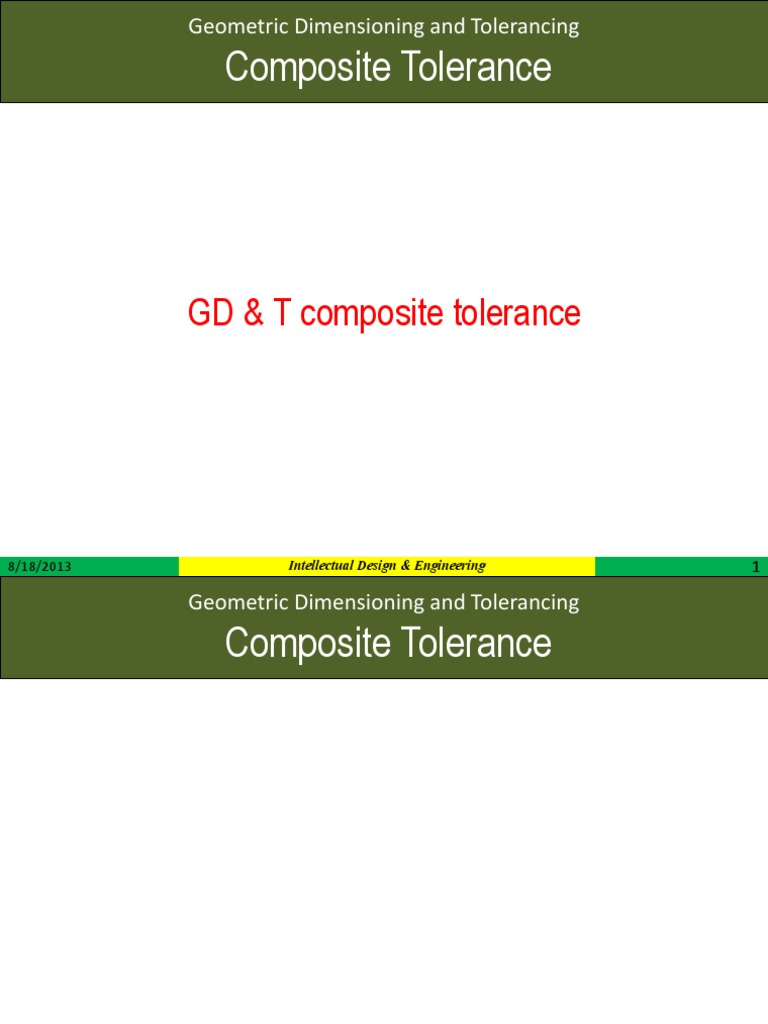 Composite Tolerance GDT | PDF | Geometry | Infographics