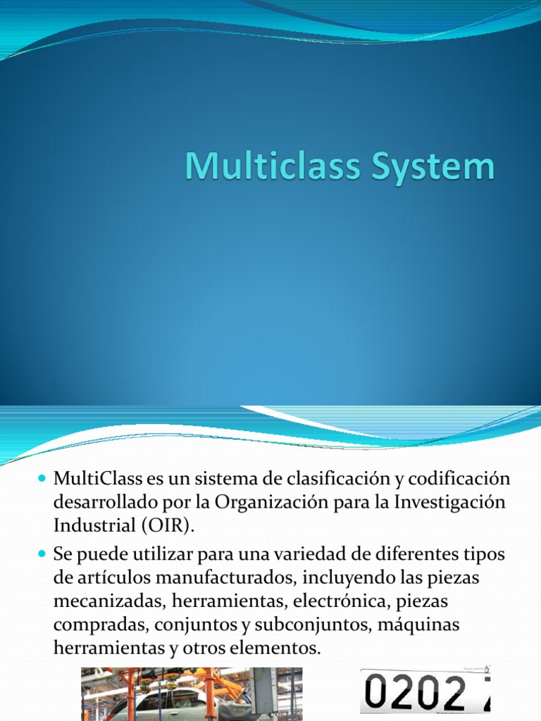 Multiclass System | PDF