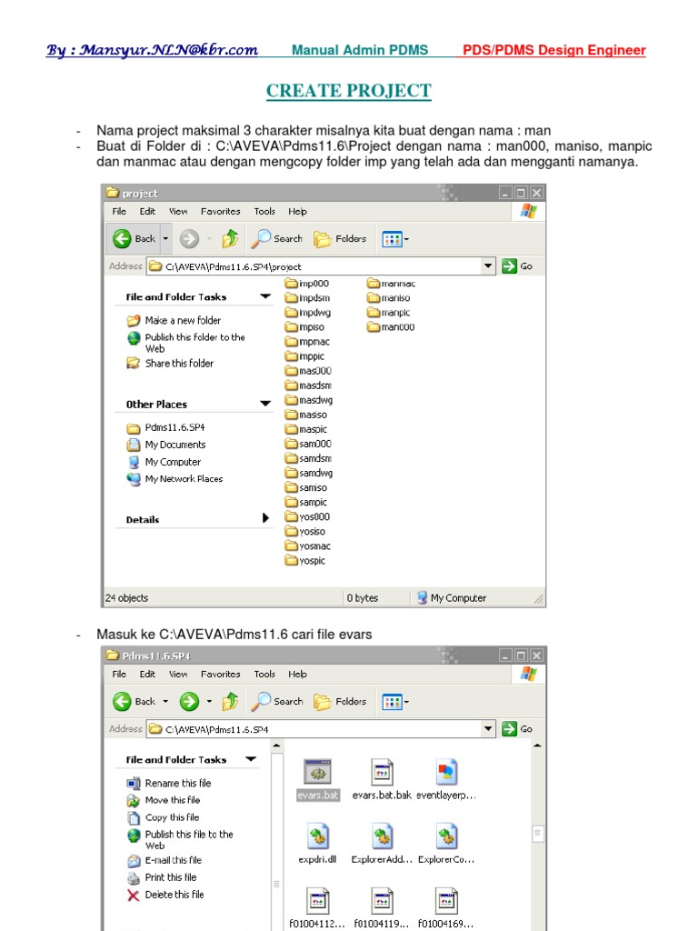 PDMS Project Setup Guide | PDF
