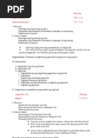 Matatag Lesson Plan Math 1 Quarter 1 | PDF