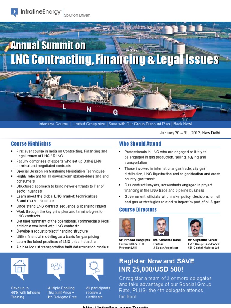 LNG Contracting and Financing Course | PDF | Liquefied Natural Gas ...