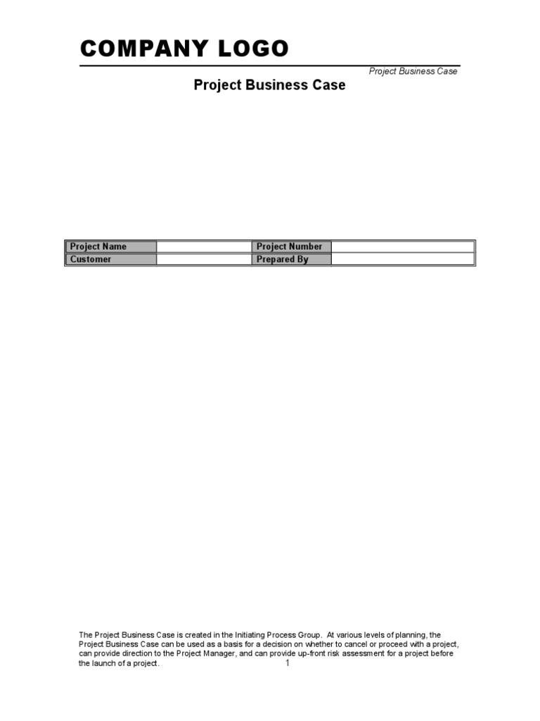 Project Business Case Risk Overview | PDF | Risk Assessment | Risk