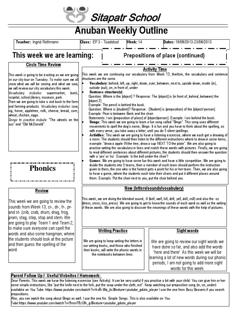 EP3 Toadstool Week14 | PDF | Linguistics | Languages