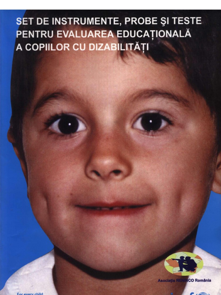 Teste PT Evaluarea Copiilor Cu Dizabilitati | PDF